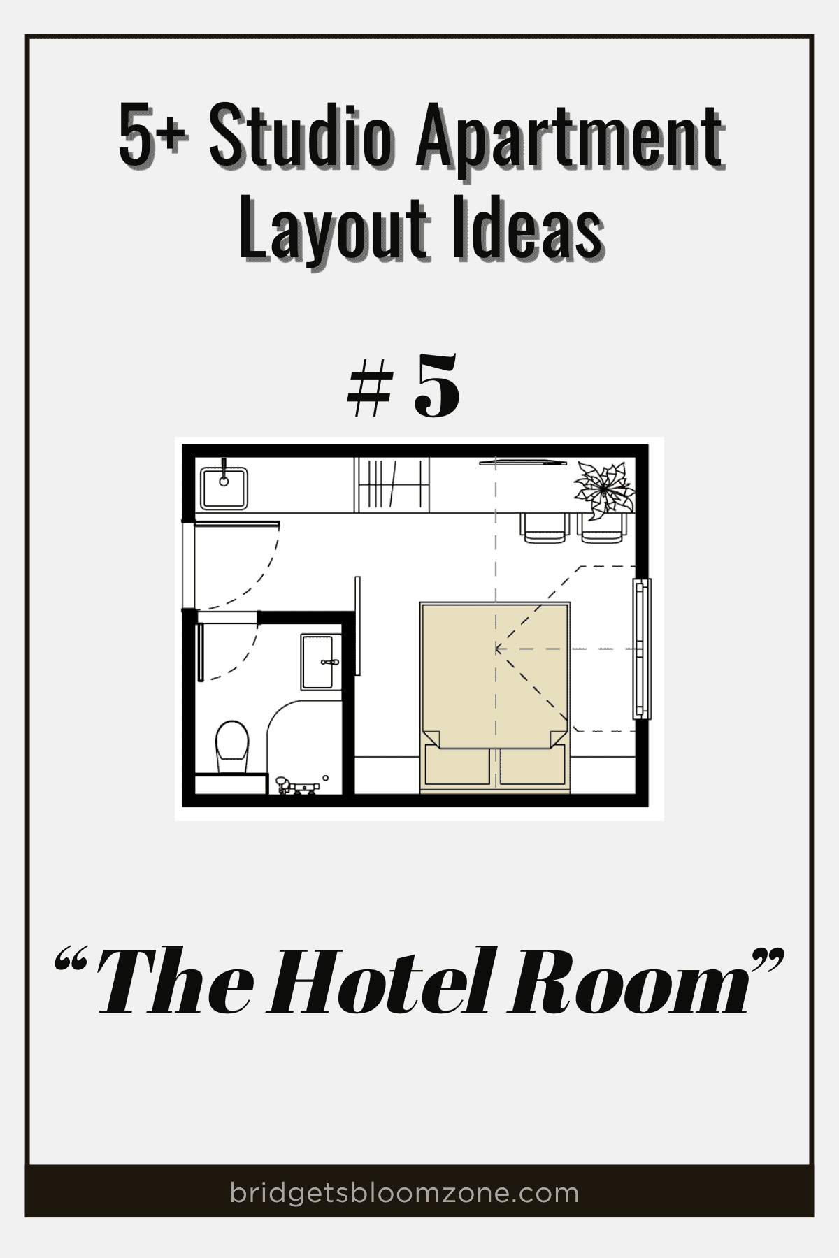 Studio Apartment Layout Ideas: 5+ Floor Plans for 180 Sq Ft - Bridget's ...