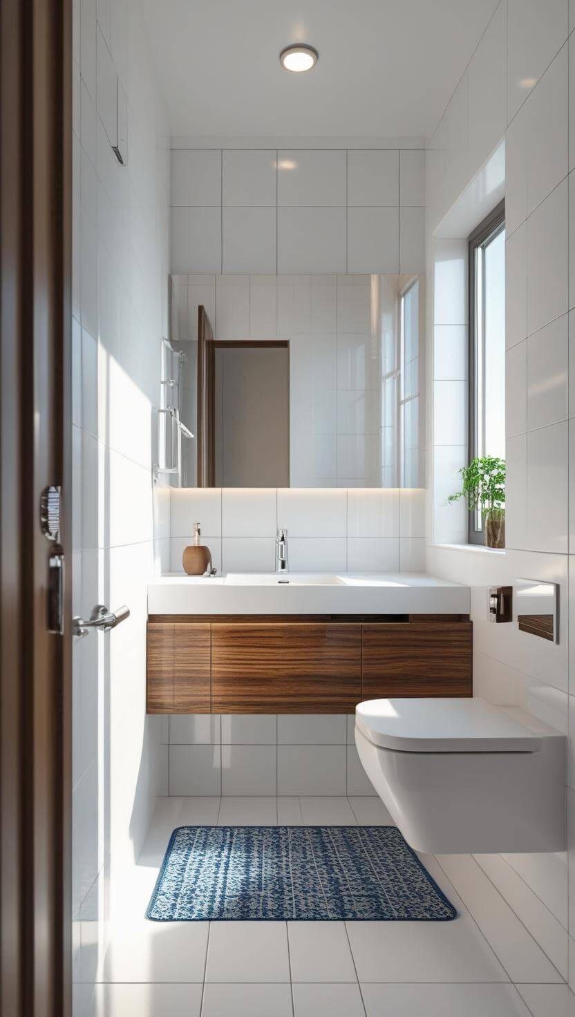 Minimalist, Small Bathroom Renovation Ideas - My Reno Diary - Bridget's ...