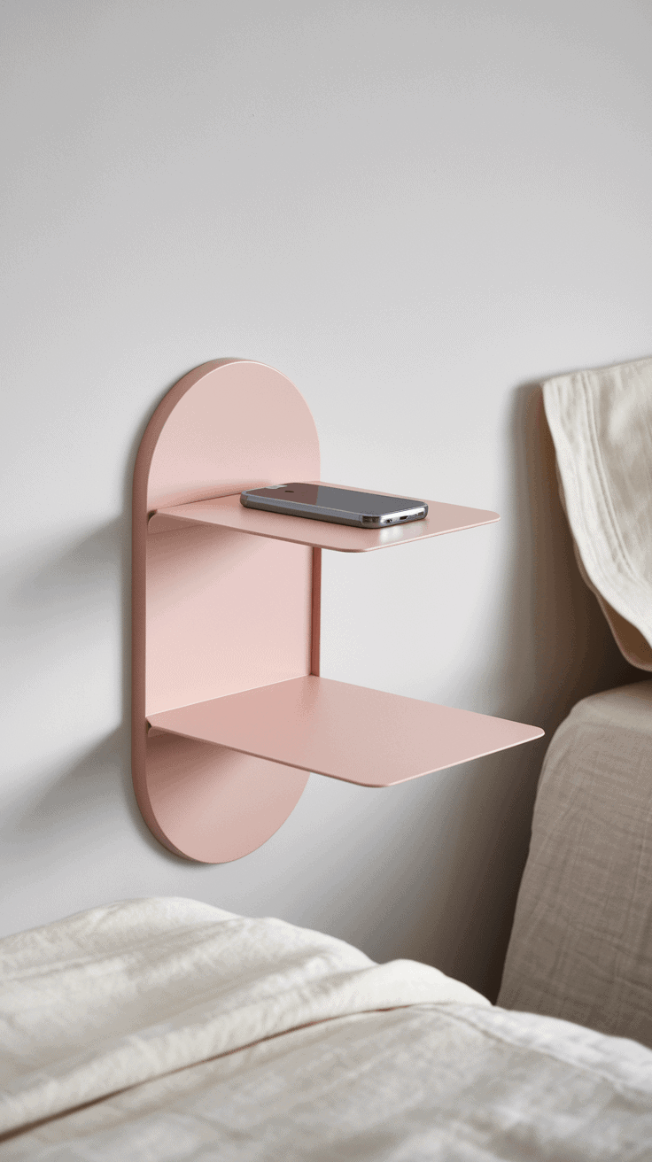 Simple Bedside Table – Minimalist Nightstand Ideas - Bridget's Bloom Zone