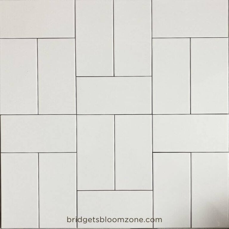 10+ Subway Tile Patterns for a Small White Tile Bathroom - Bridget's ...