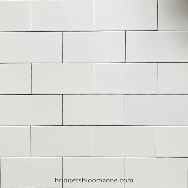 10+ Subway Tile Patterns for a Small White Tile Bathroom - Bridget's ...