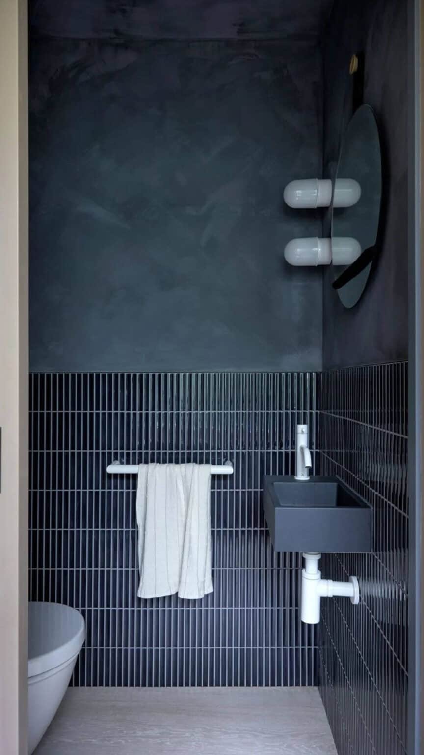 Design Rules for the Best Small Bathroom Tile Combination - Bridget's ...