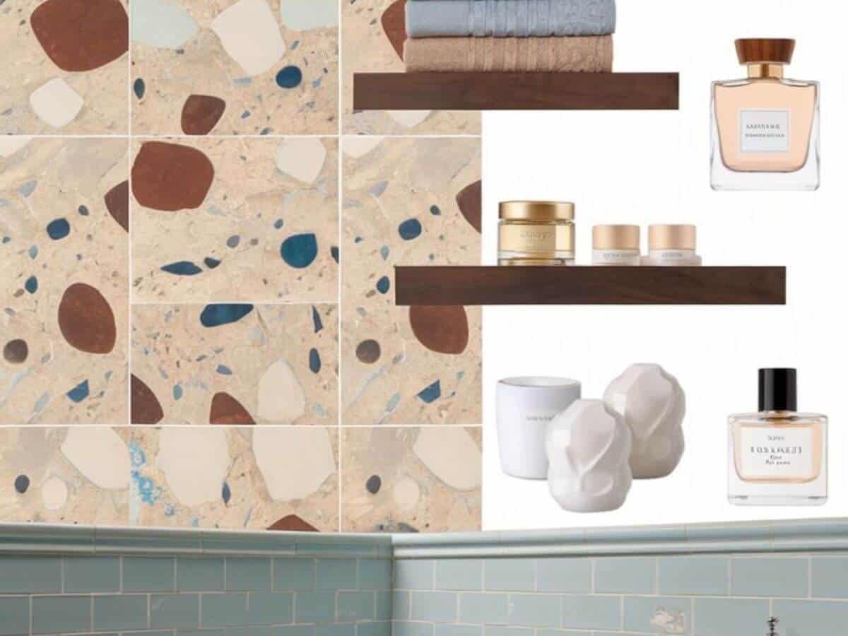 Design Rules for the Best Small Bathroom Tile Combination - Bridget's ...