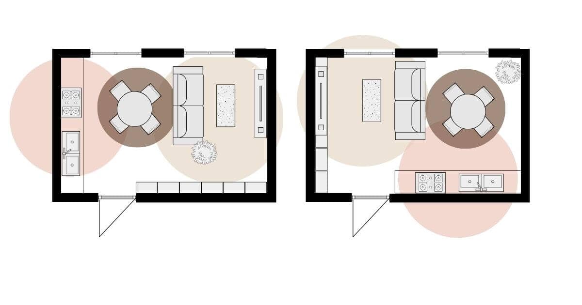 Small Living Room Layout: How to Design a Space That Works - Bridget's ...