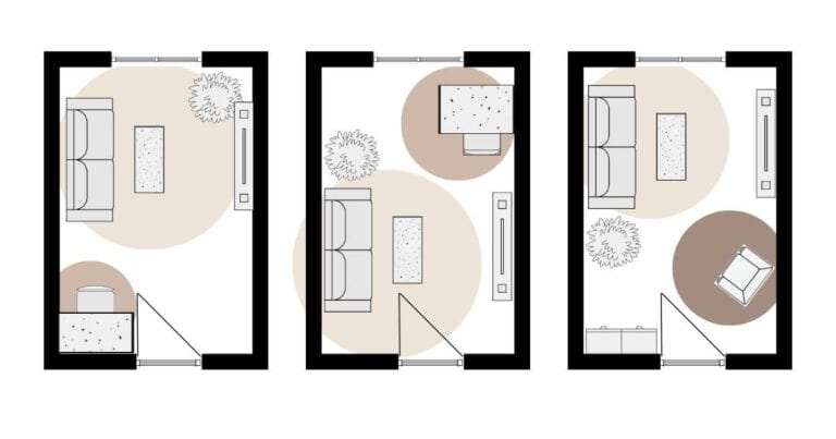 Small Living Room Layout: How to Design a Space That Works - Bridget's ...